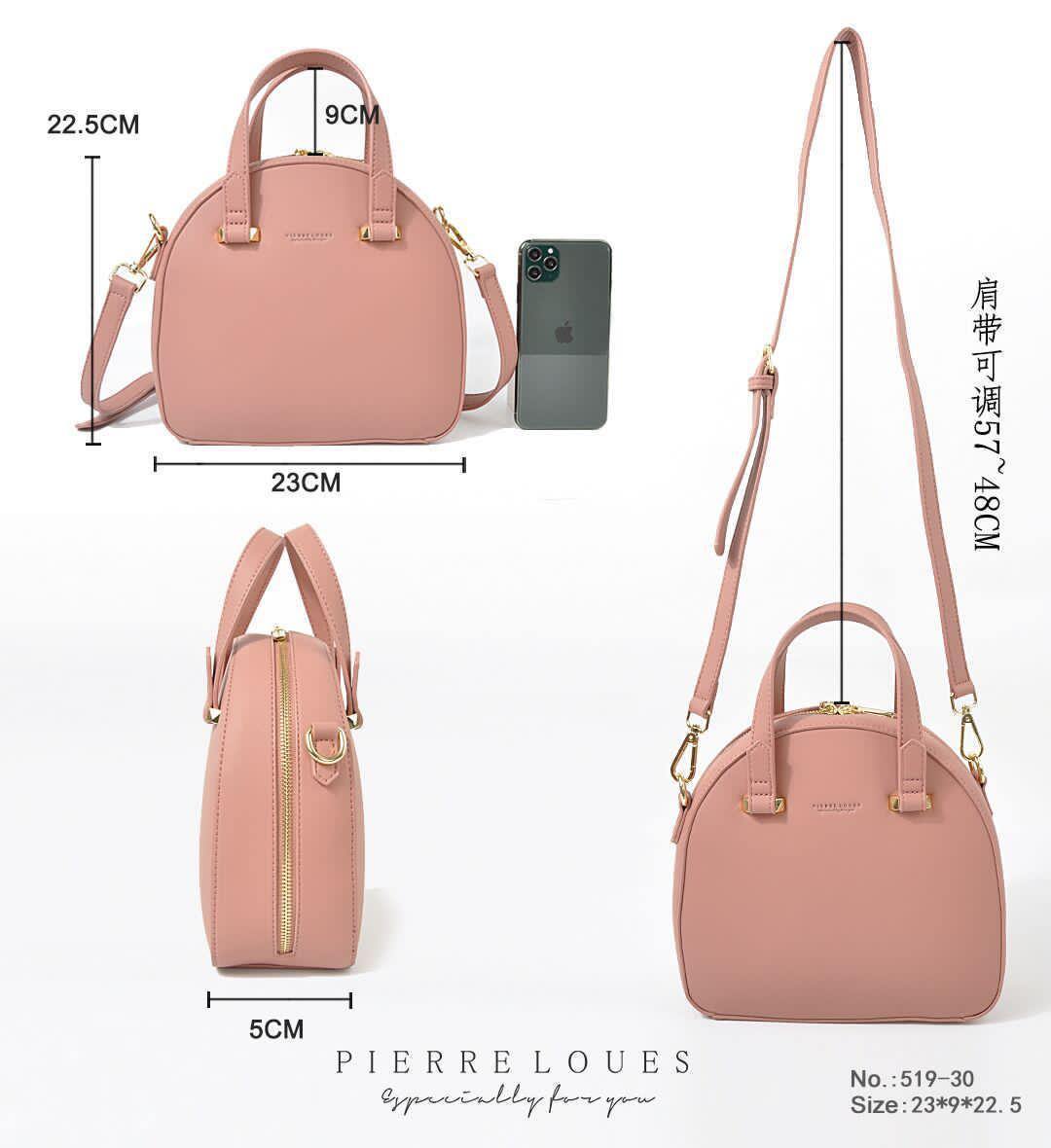 PIERRE LOUES - Leather Crossbody Sling Bag- PL519 – NAOUMA